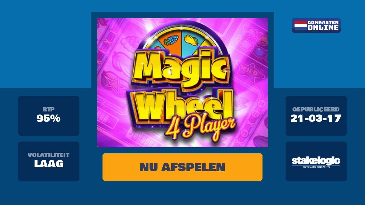 Magic Wheel 4 Player - Speel deze gokkast gratis online