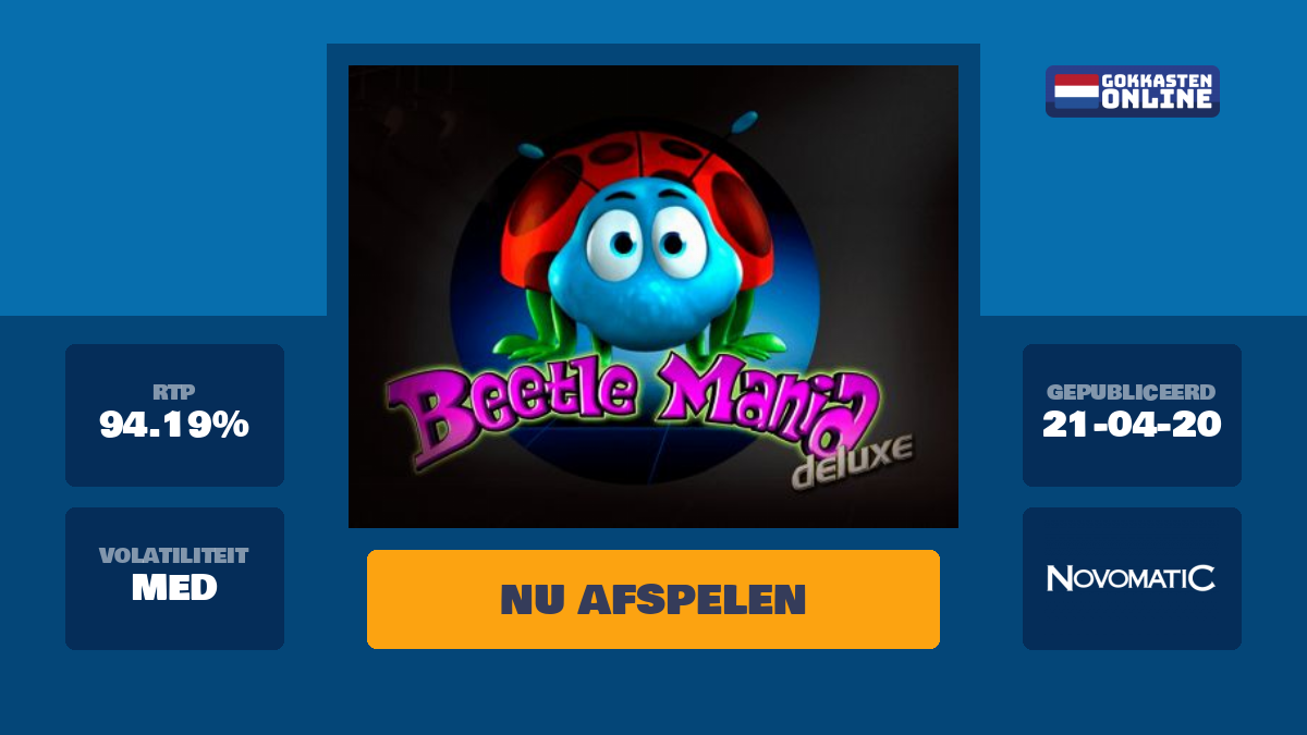 Beetle Mania Deluxe - Speel deze gokkast gratis online