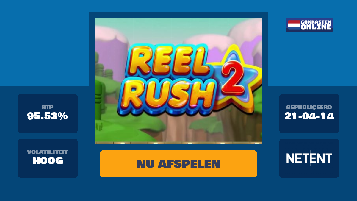 Reel Rush 2 - Speel deze gokkast gratis online