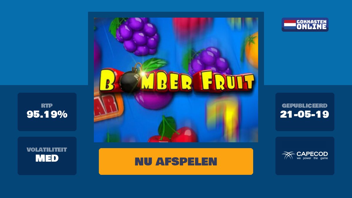 Bomber Fruit - Speel deze gokkast gratis online