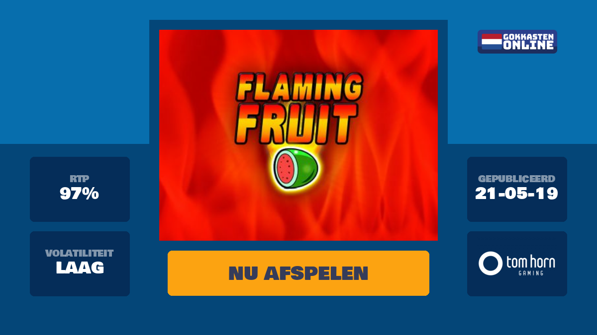 Flaming Fruit - Speel deze gokkast gratis online