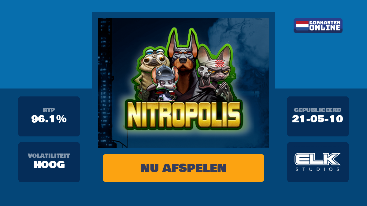 Nitropolis - Speel deze gokkast gratis online