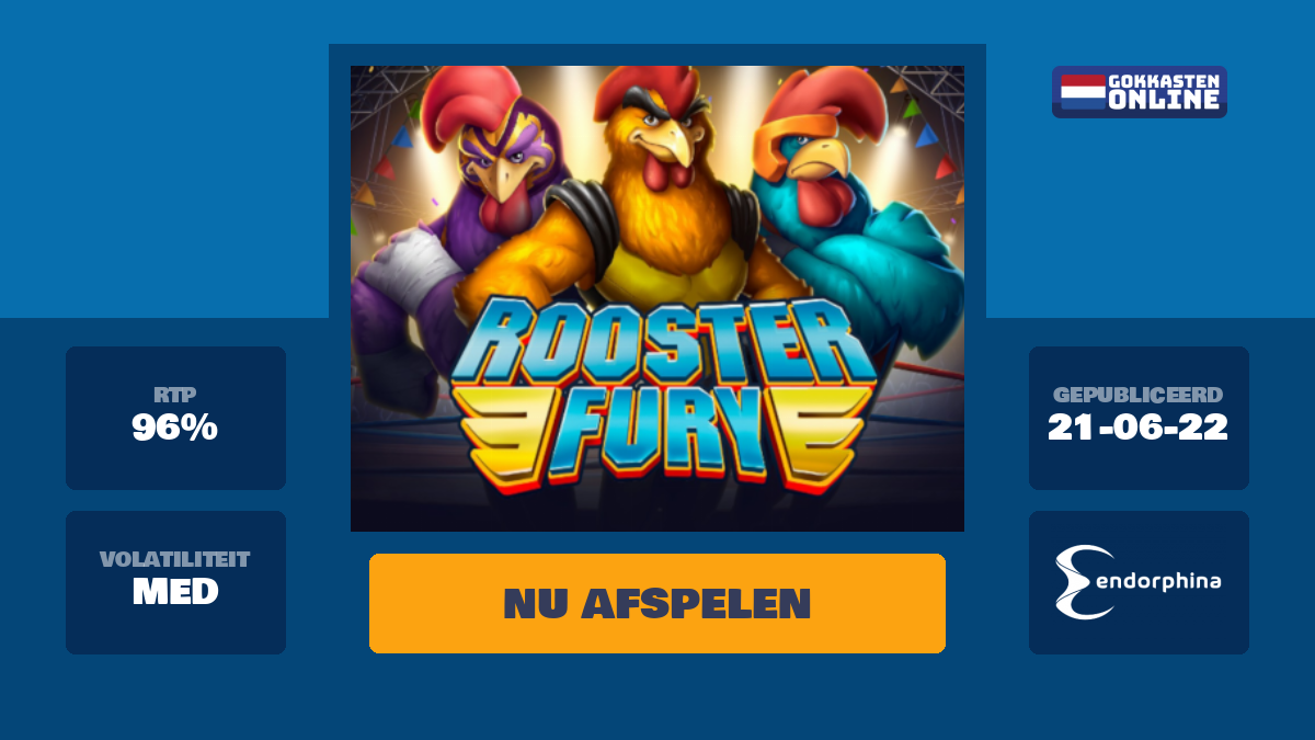 Rooster Fury - Speel deze gokkast gratis online