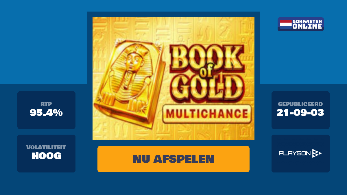 Book of Gold Multichance - Speel deze gokkast gratis online