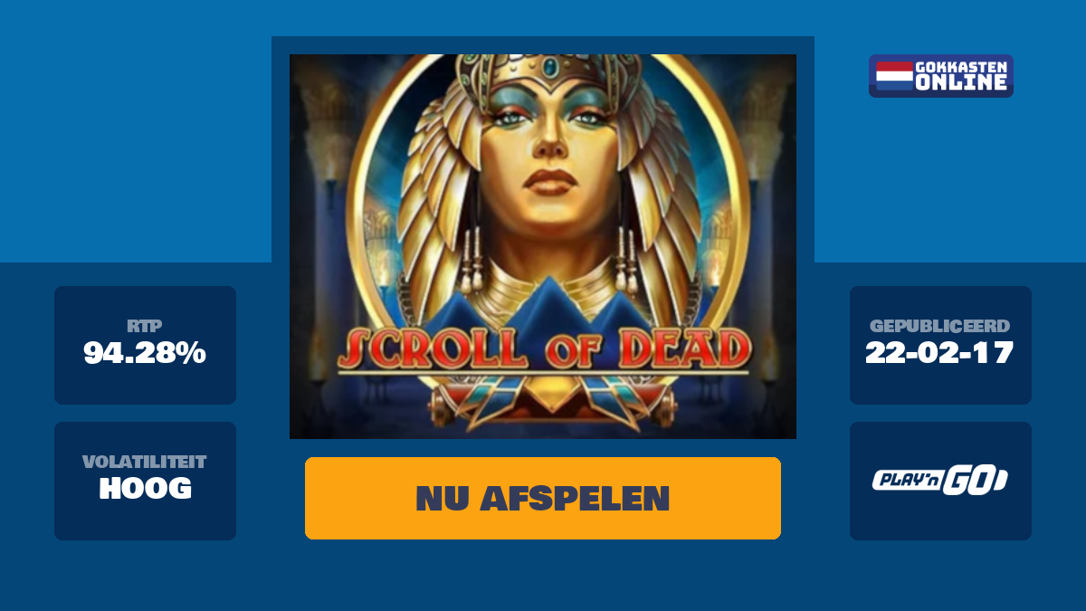 Scroll of Dead - Speel deze gokkast gratis online