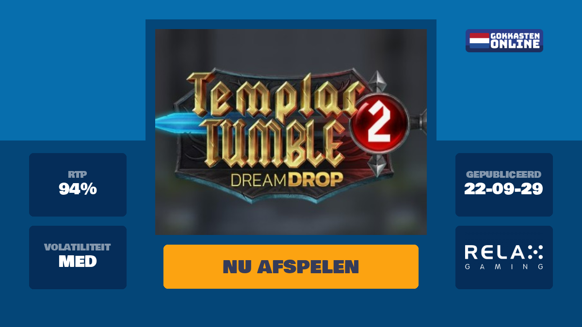 Templar Tumble 2 Dream Drop - Speel deze gokkast gratis online