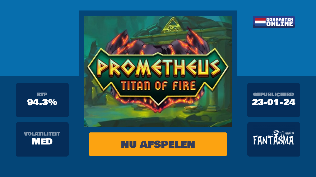 Prometheus Titan of Fire - Speel deze gokkast gratis online
