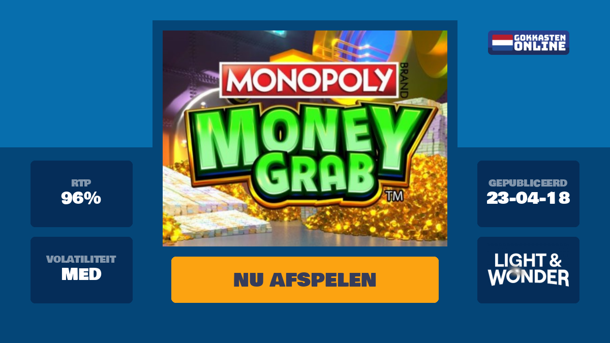 Speel Monopoly Money Grab Online Slot | GokkastenOnline