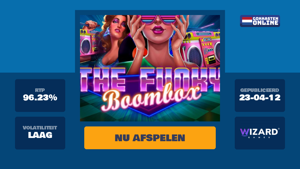 Speel The Funky Boombox Online Slot | GokkastenOnline