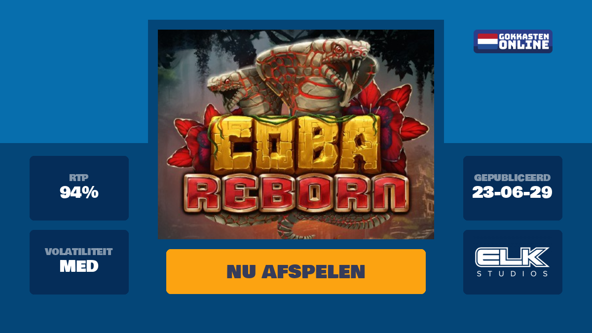 Coba Reborn - gokkastenonline.com