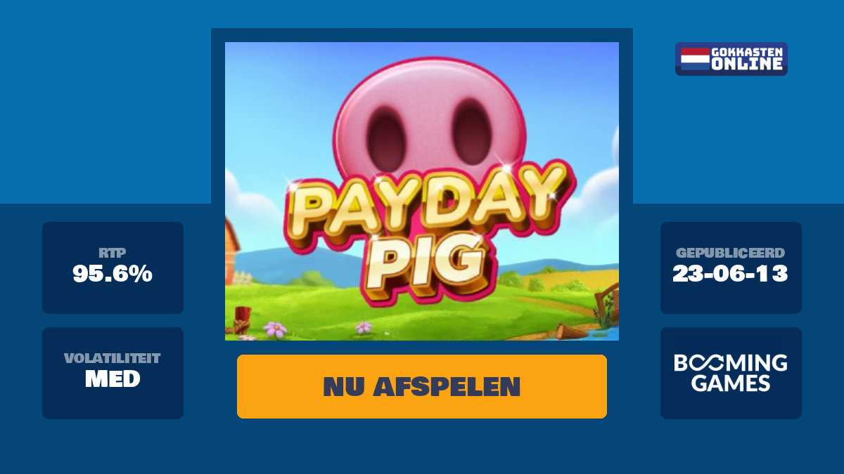 Payday Pig - gokkastenonline.com