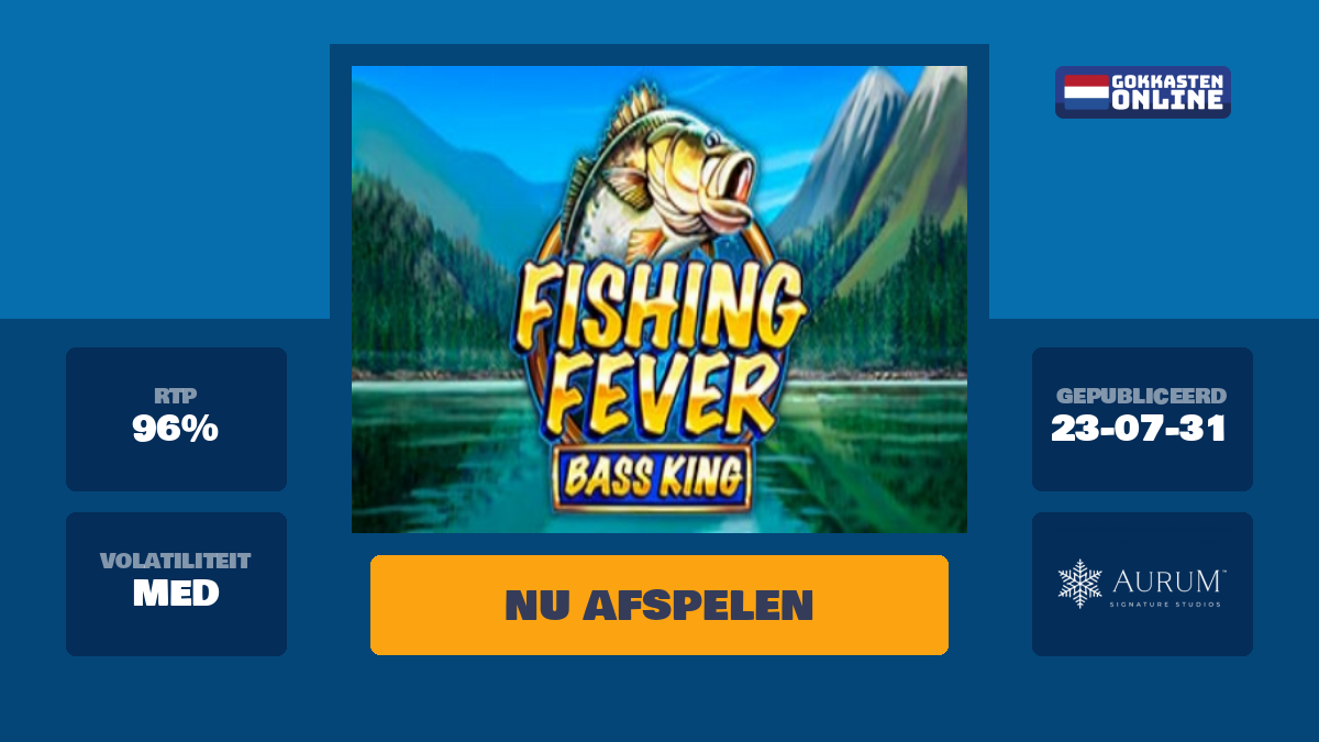 Fishing Fever Bass King Slot Recensie - gokkastenonline.com