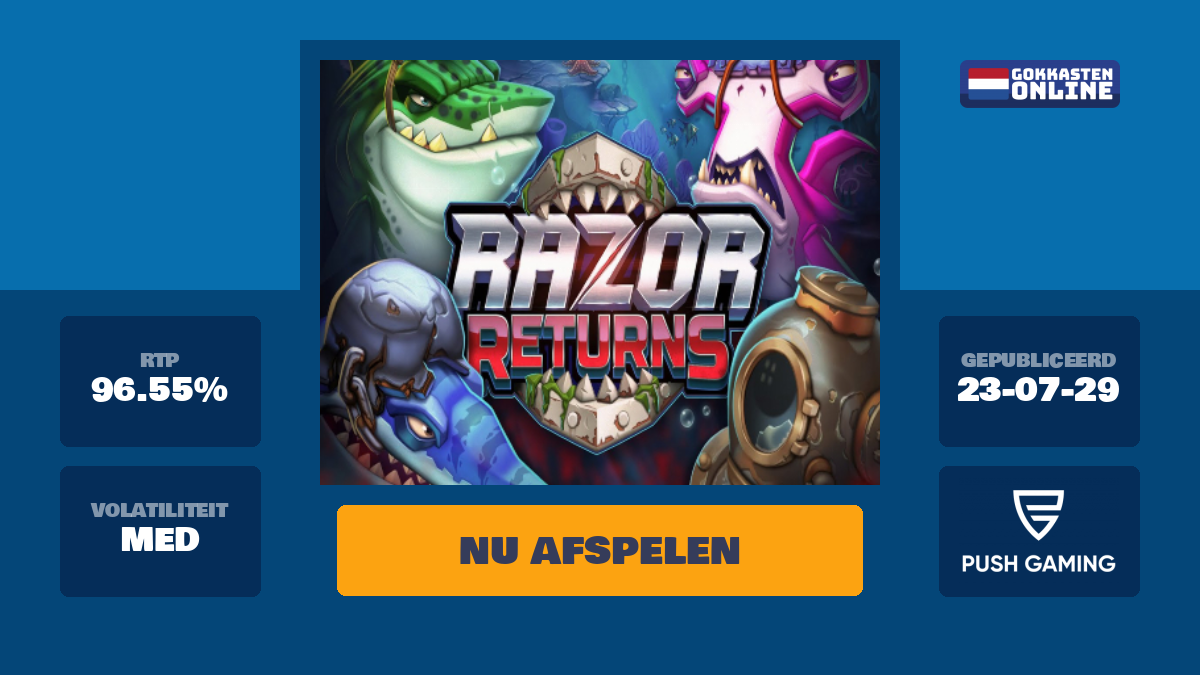 Razor Returns Recensie - gokkastenonline.com