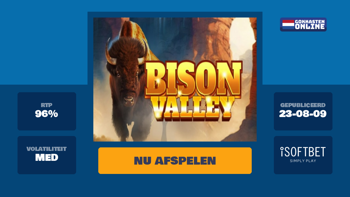 Bison Valley Recensie - gokkastenonline.com