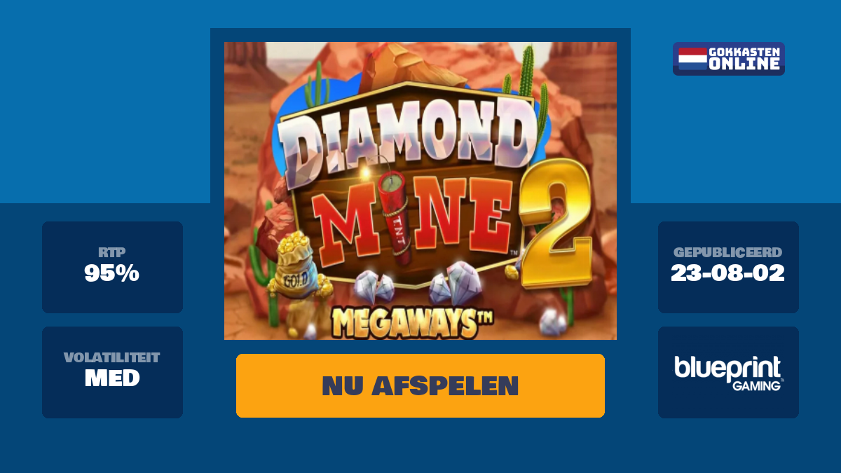 Diamond Mine 2 Megaways - gokkastenonline.com