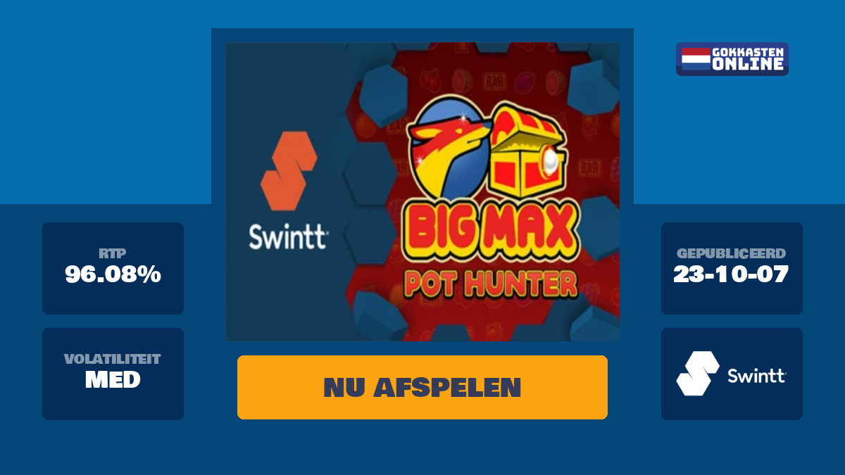 Big Max Pot Hunter Slot Review & Gratis Demo