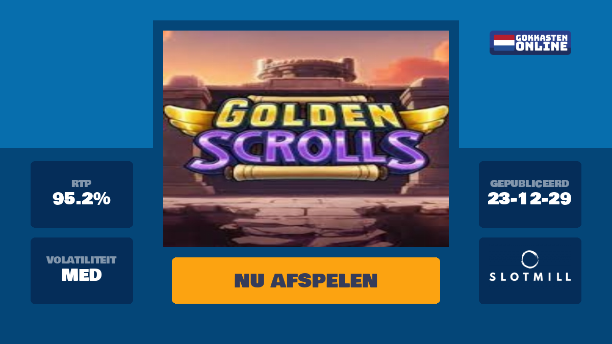 Golden Scrolls - gokkastenonline.com