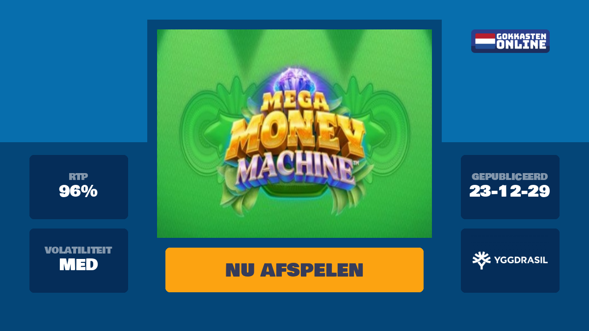 Mega Money Machine - gokkastenonline.com