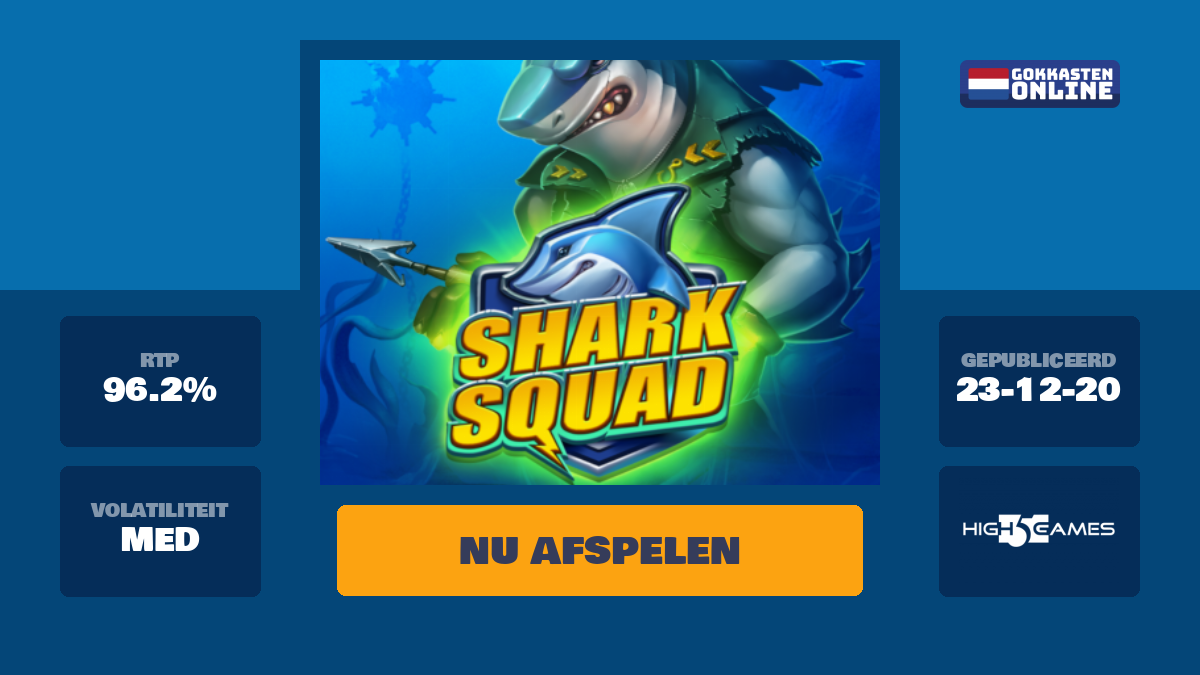Shark Squad - gokkastenonline.com